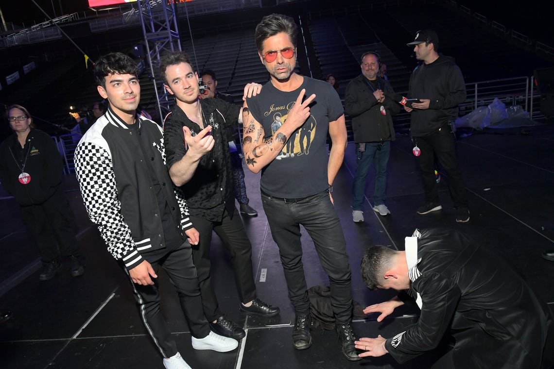 The Ongoing John Stamos-Jonas Brothers Bromance in Photos