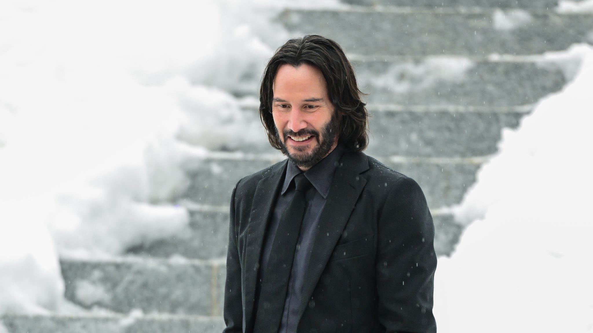 Keanu Reeves Happy and Smiling Through the Years