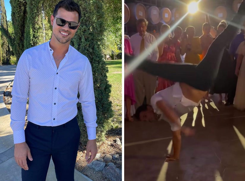 Taylor Lautner Splits His Pants Dancing to Mulan Soundtrack While A...