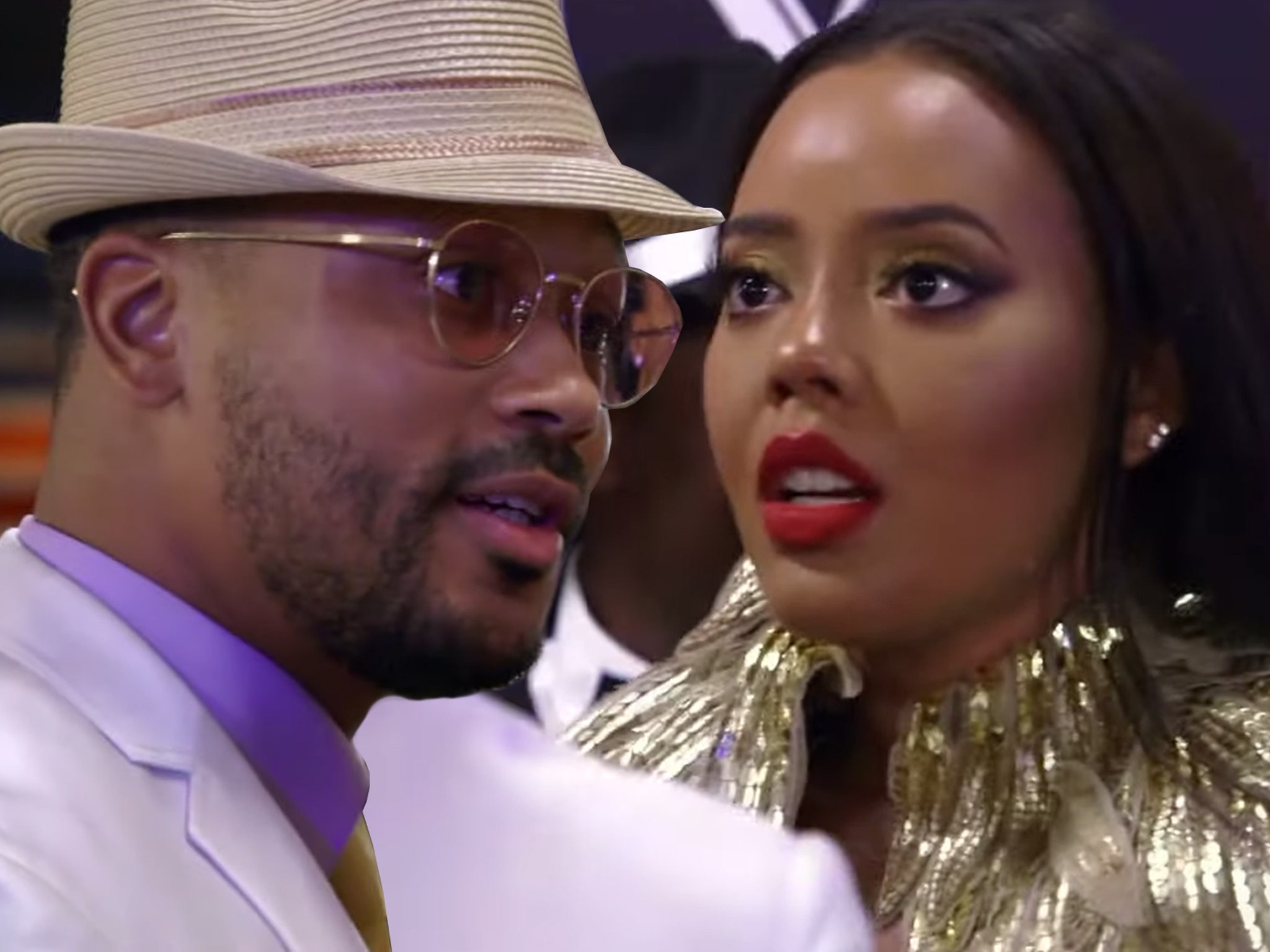 Romeo Miller And Angela Simmons