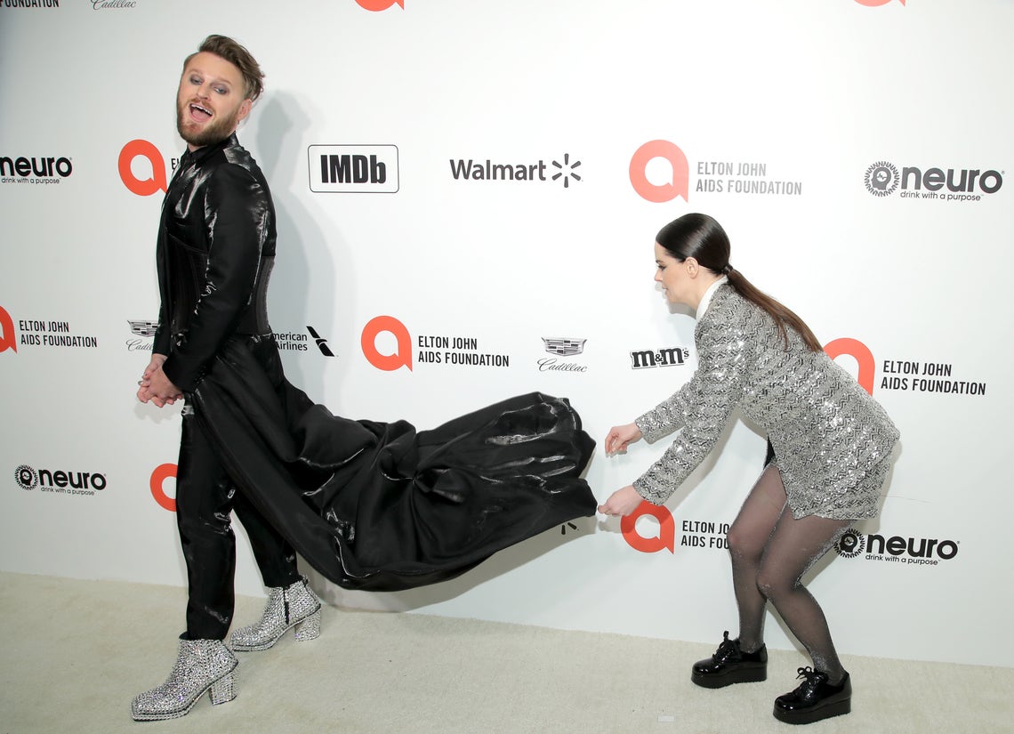 Hollywood Steps Out for Elton John's Academy Awards Party