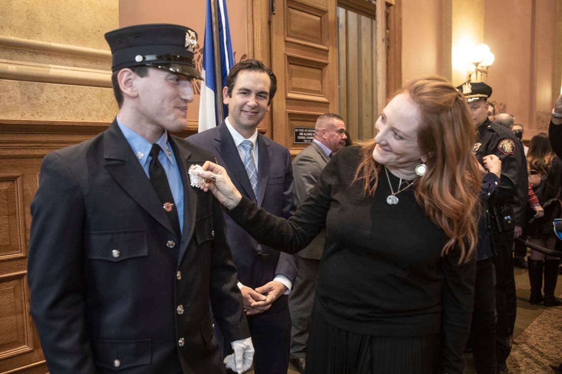 Bruce Springsteen Beams with Pride as Son Is Sworn in as Jersey City ...