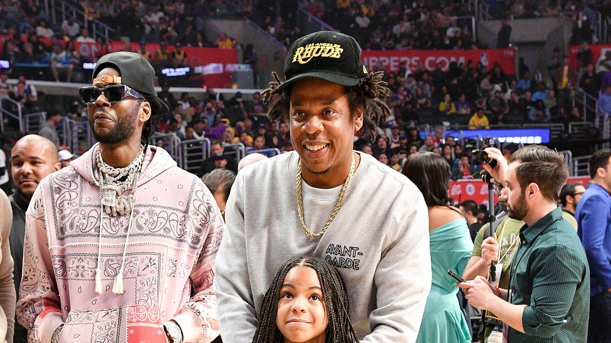 Blue Ivy Joins Dad Jay-Z Courtside for Adorable Father-Daughter Date