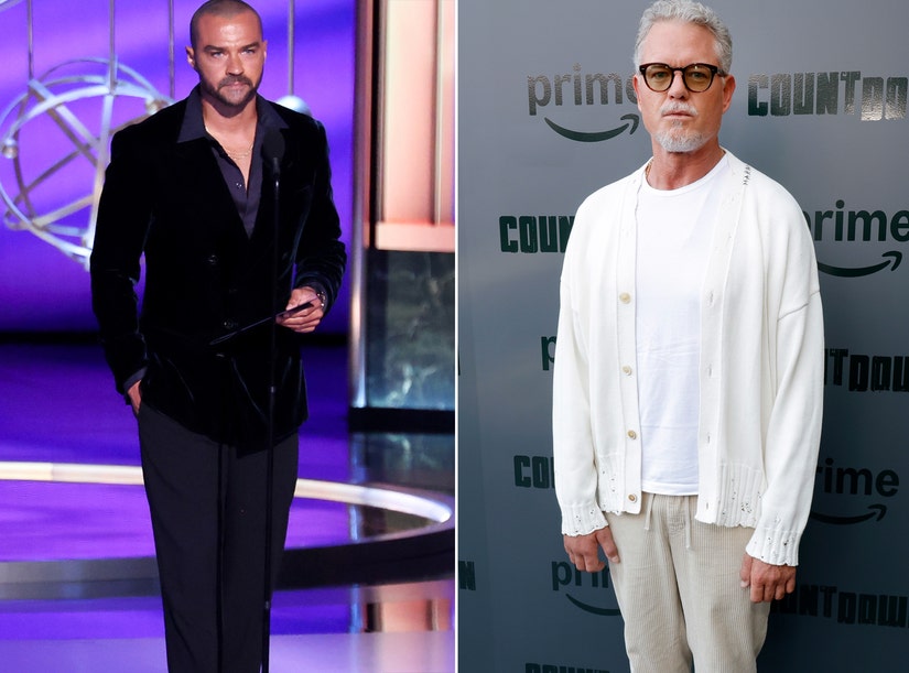 Eric Dane Misses Planned Emmys Grey's Anatomy Reunion, Jesse Williams Presents Alone