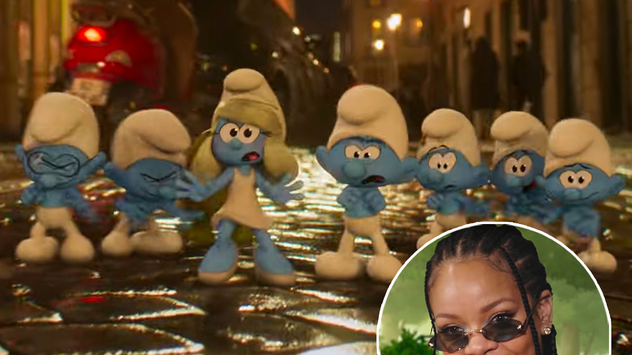 Rihanna Takes Lead as Smurfette in Reboot Trailer That Again Brings ...