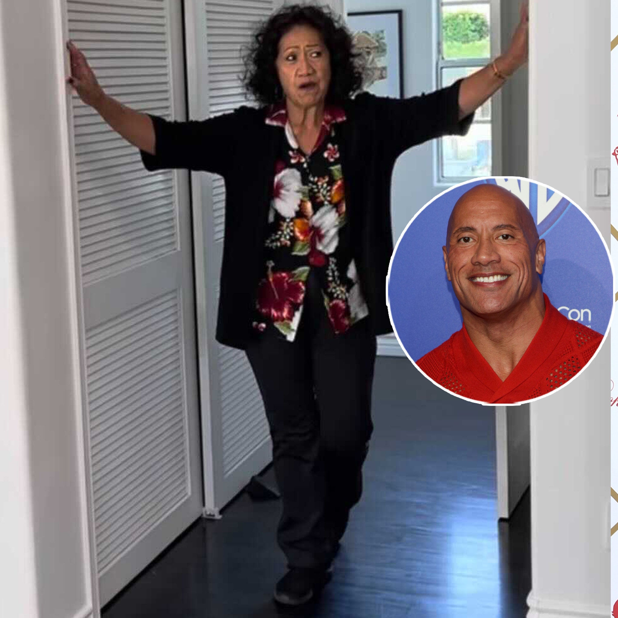 dwayne johnson's mum